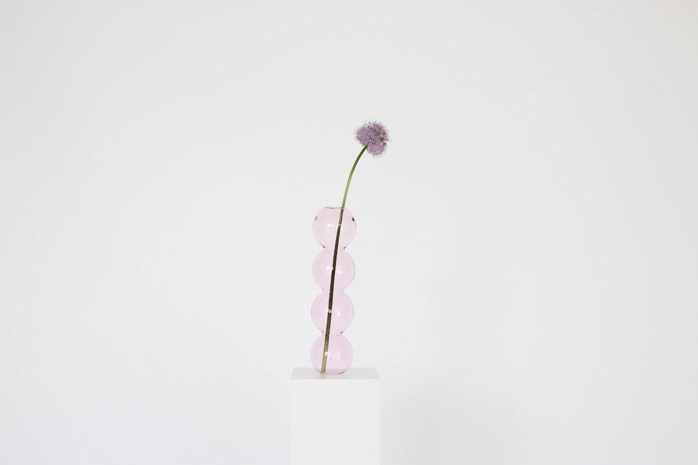 Pink Bubble Vases by Valeria Vasi, Set of 7 for sale at Pamono