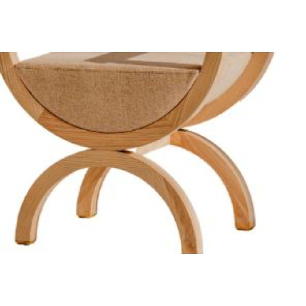 Square Drop Light Curule Chair by Nów for sale at Pamono