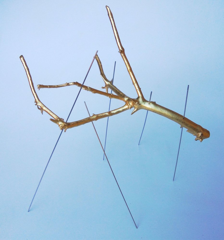 Handmade Golden Rami Suspended Sculpture by Le Meduse for sale at Pamono