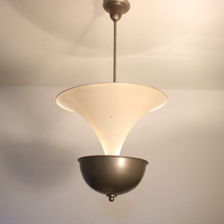 Art Deco Hanging Lamp, Netherlands, 1930s for sale at Pamono