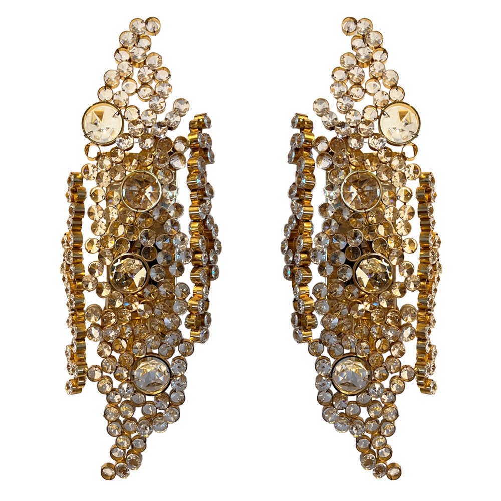 Large Modern Palwa Wall Sconces, 1960s, Set of 2 for sale at Pamono