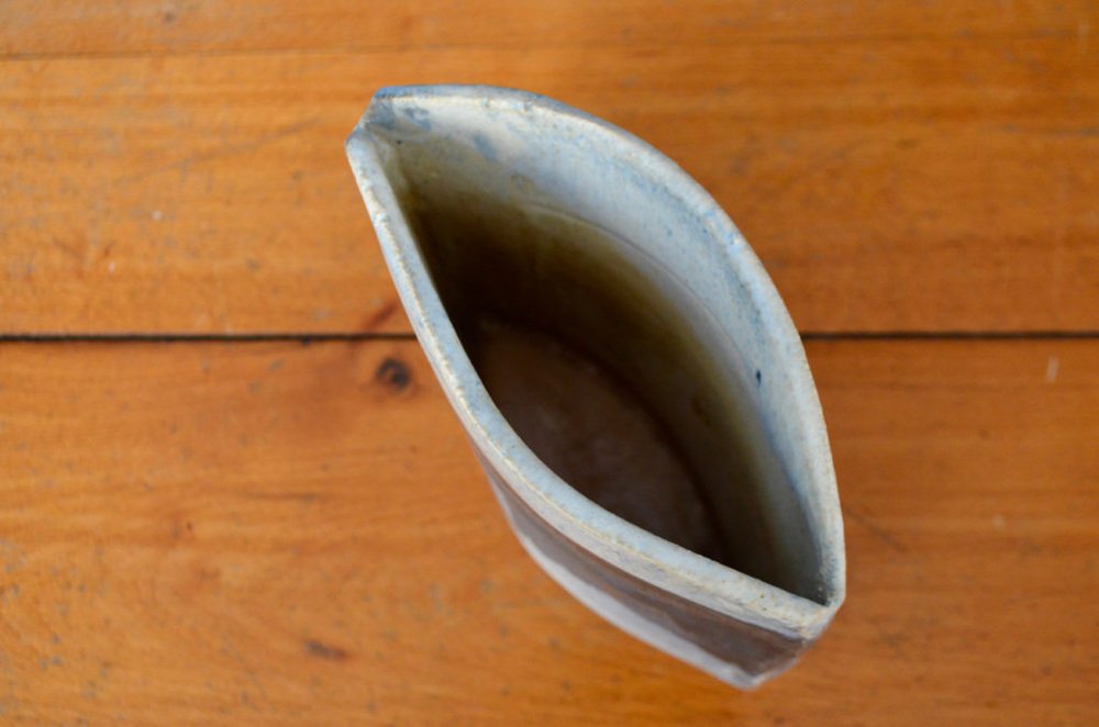 Vintage Flat Vase, 1970s for sale at Pamono