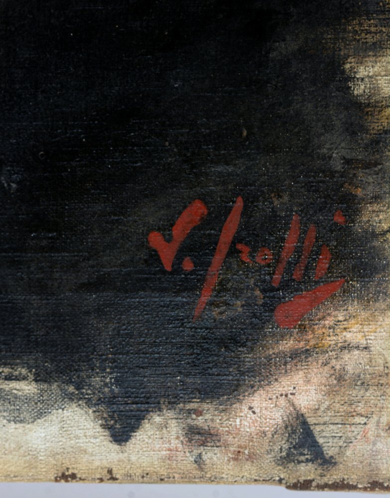 Vincenzo Irolli, Self-Portrait, 1800s, Oil on Canvas for sale at Pamono