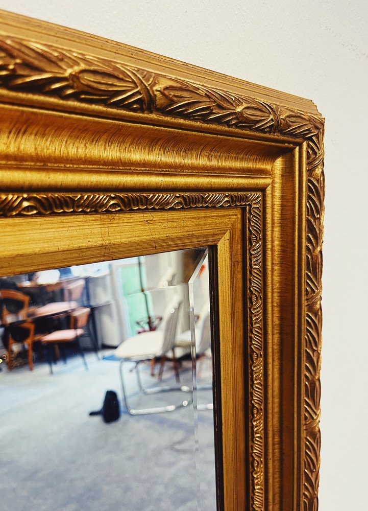 Vintage Golden Baroque Mirror for sale at Pamono