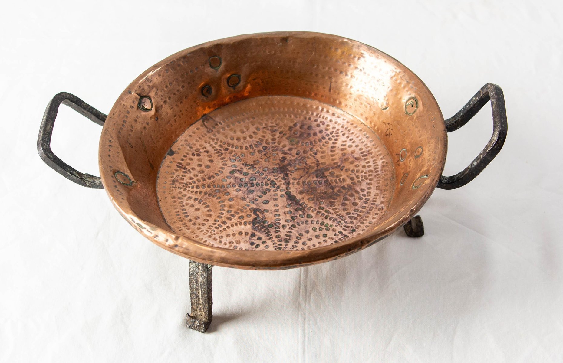 French Copper & Iron Centerpiece, 19th Century for sale at Pamono