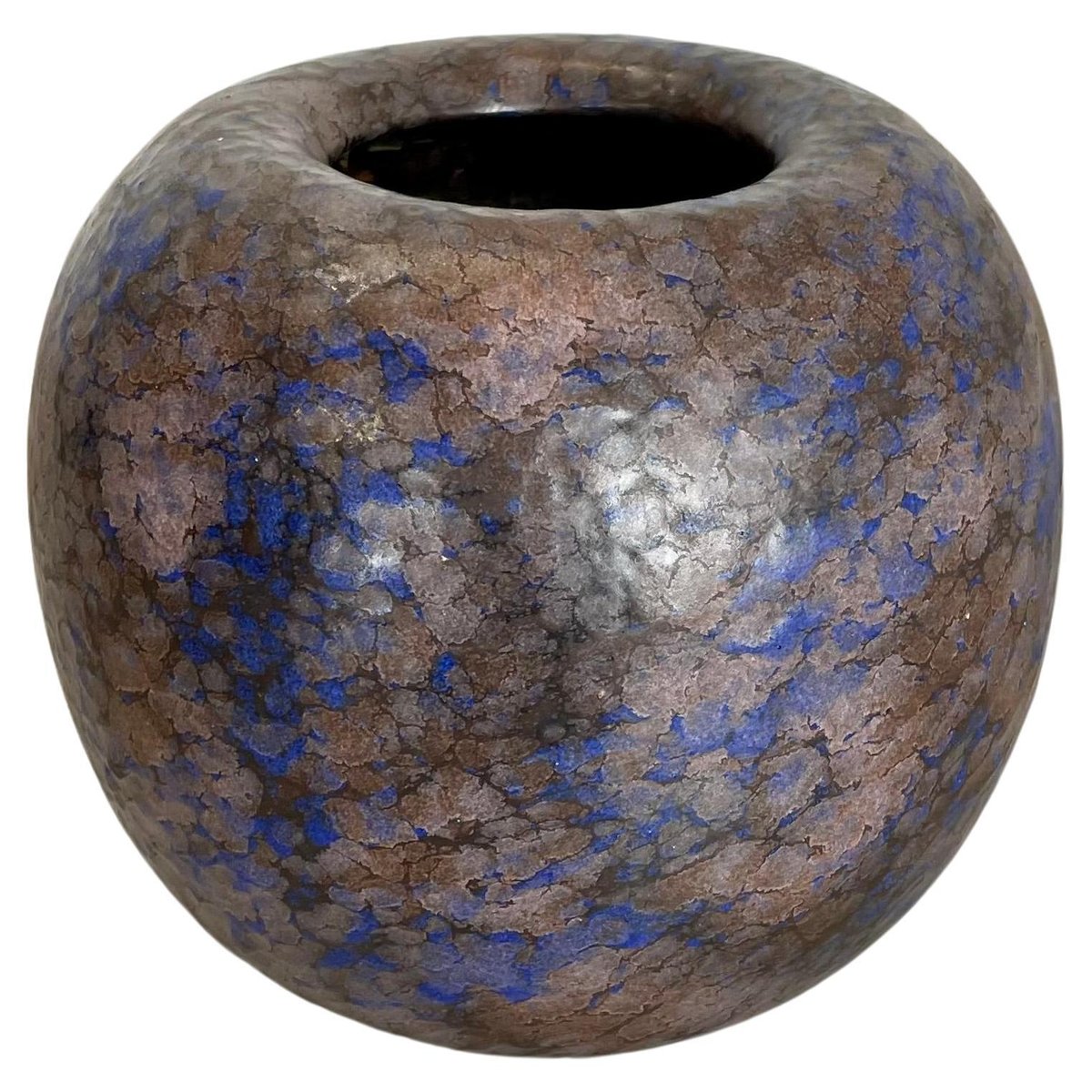 Fat Lava Multi-Color Pottery 802-2 Ball Vase attributed to Ruscha ...