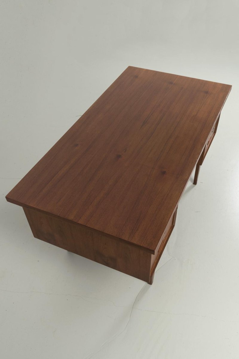 Vintage Teak Desk for sale at Pamono