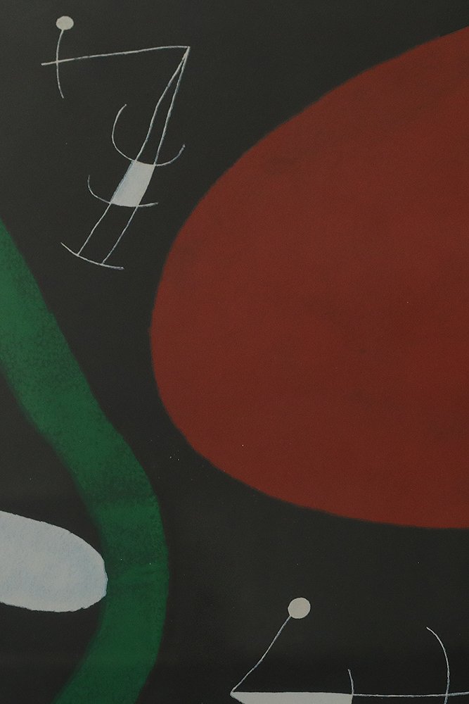 Joan Miro, Sun and Sparks, 1960s, Color Lithograph, Framed for sale at ...