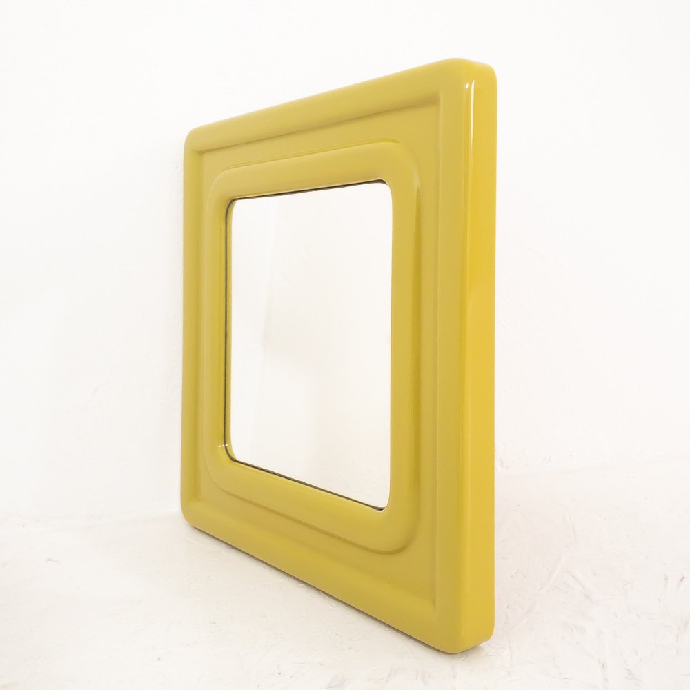 Quadratischer Space Age Modell 2001 Spiegel von Salc Cantù, Italien ...