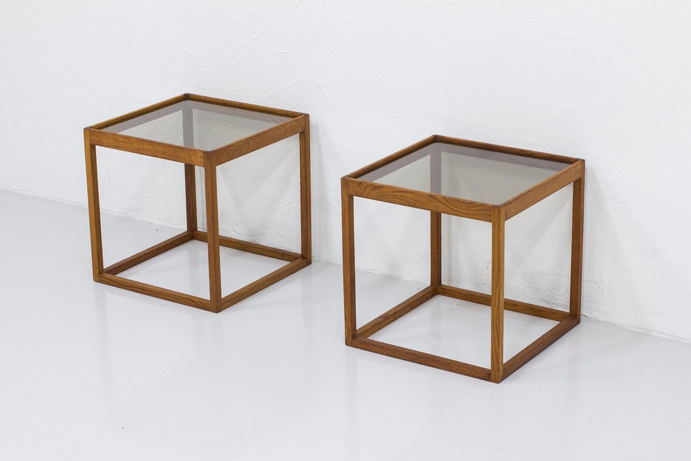 Cube Tische von Kurt Østervig für KP Møbler, 1960er, 2er Set bei Pamono ...