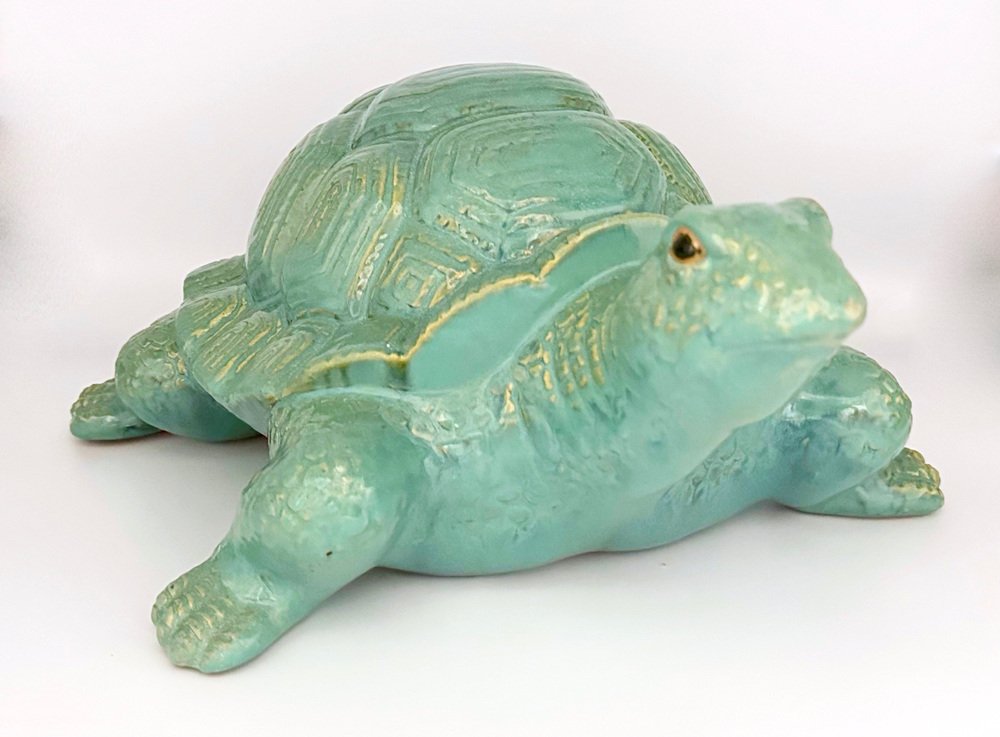 Large Italian Ceramic Turtle, 1960s for sale at Pamono