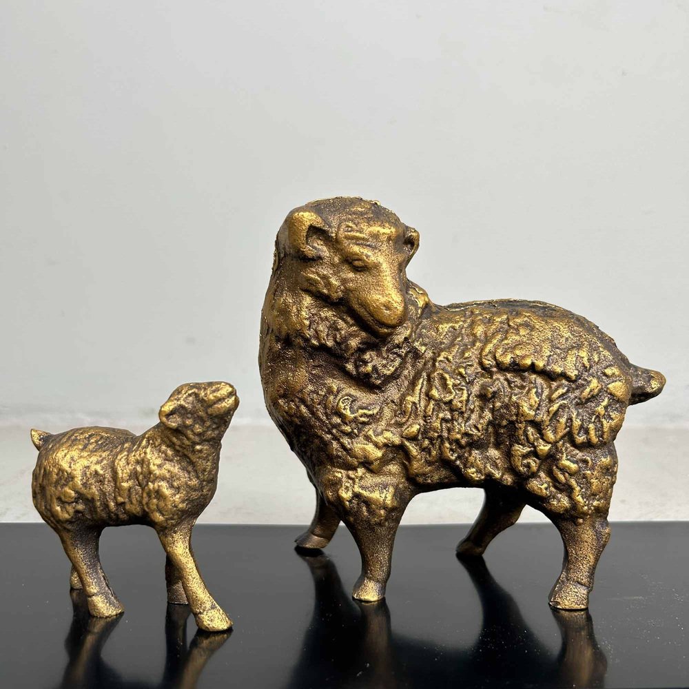 Japanese Copper Statues from Takaoka, Japan, 1970s, Set of 2 for sale ...