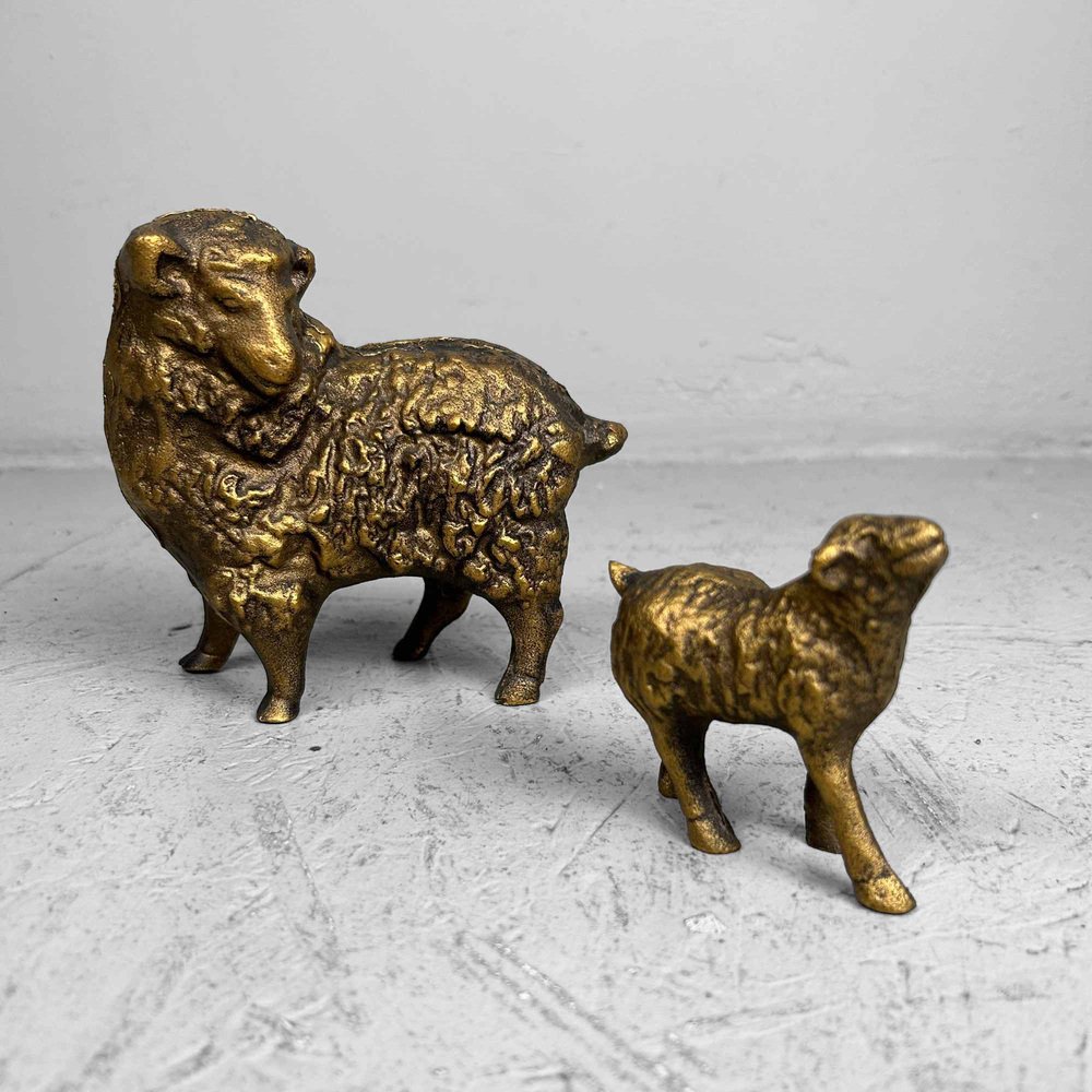 Japanese Copper Statues from Takaoka, Japan, 1970s, Set of 2 for sale ...