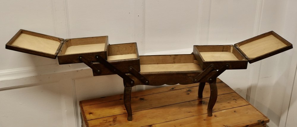 French Art Deco Metamorphic Concertina Work or Sewing Box, 1930s for ...