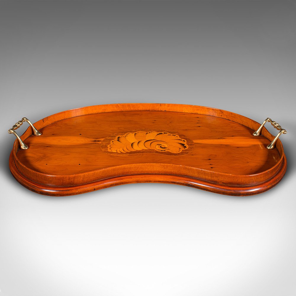 Vintage English Decorative Afternoon Tea Tray, 1980s for sale at Pamono