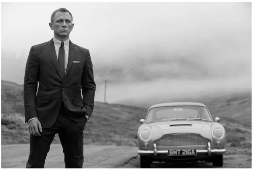 Daniel Craig as Bond, Archival Pigment Print, Framed for sale at Pamono