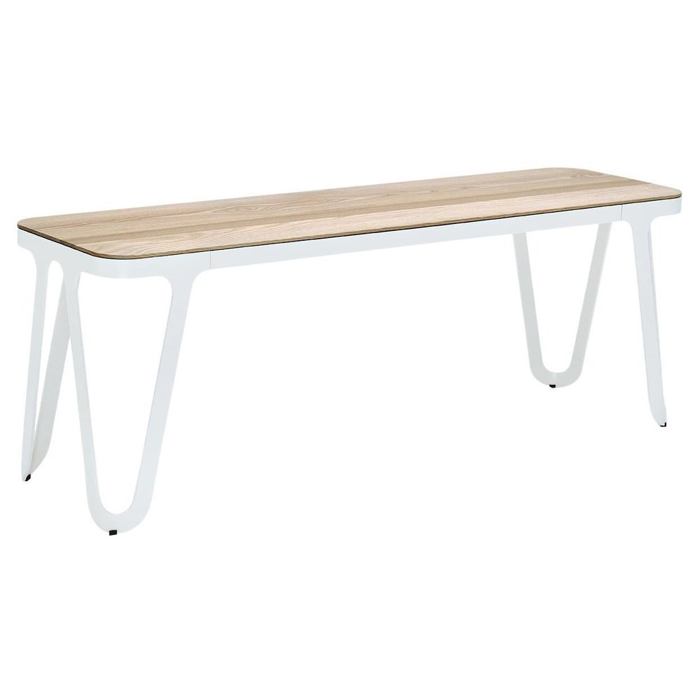 Loop Bench 120 in Walnut by Sebastian Scherer for sale at Pamono