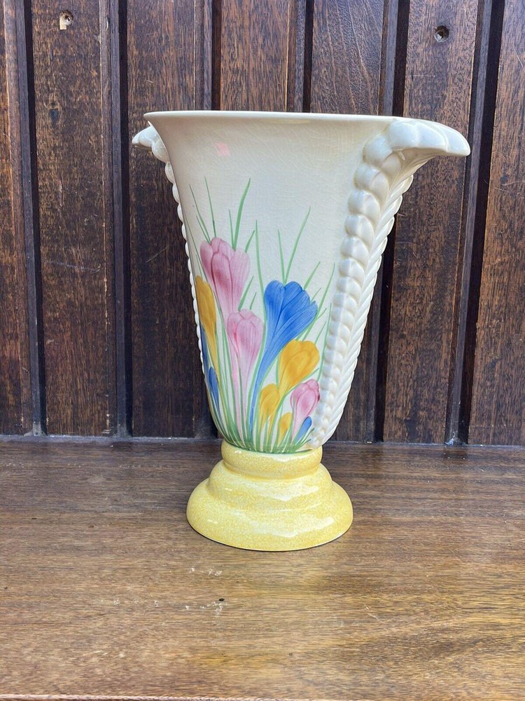 Crocus Vase by Clarice Cliff for sale at Pamono