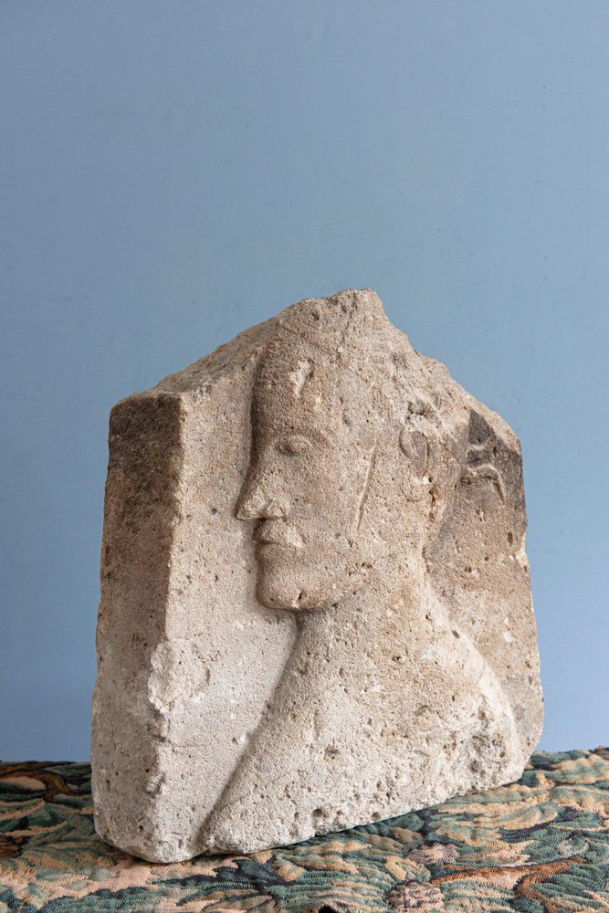 French School, Portrait of a Young Man, Bas-Relief Sculpture, Early ...