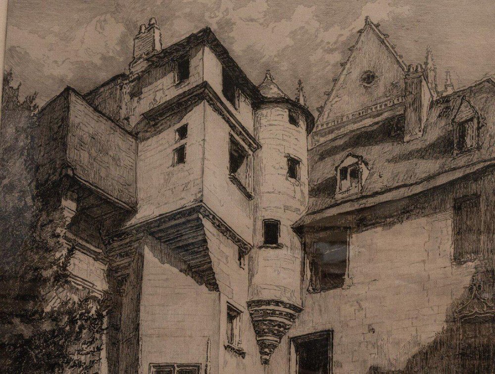 René Pinard, Archideacon of La Mée Nantes, Engraving, Framed for sale ...