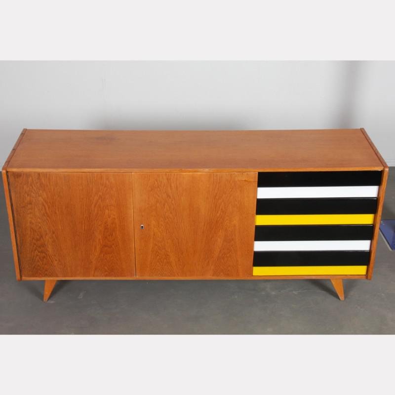 Model U-460 Oak Sideboard by Jiri Jirooutek, 1960s for sale at Pamono