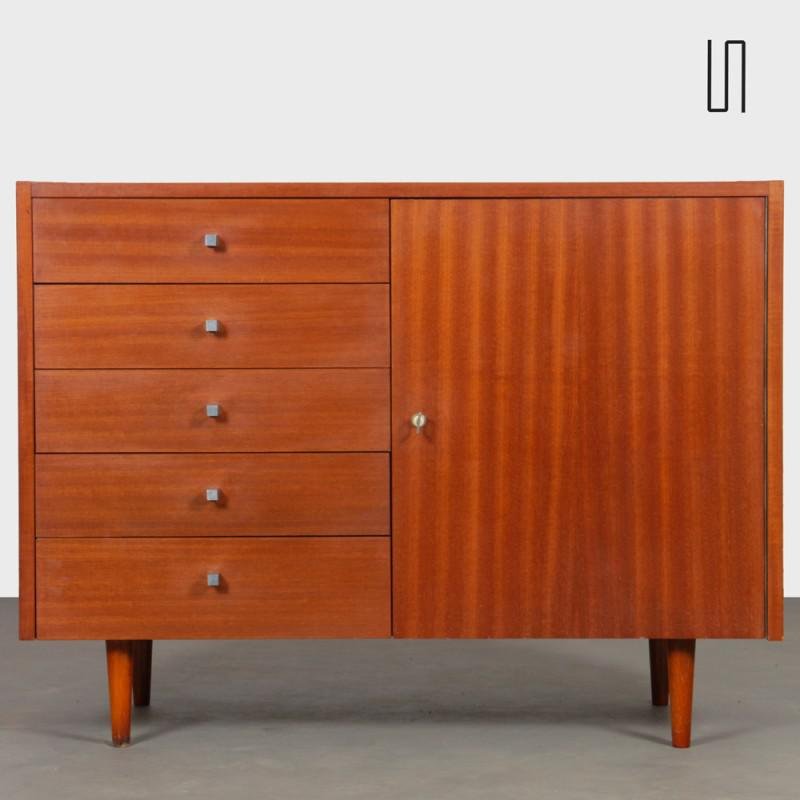 Vintage Wooden Sideboard, Czech, 1960s for sale at Pamono