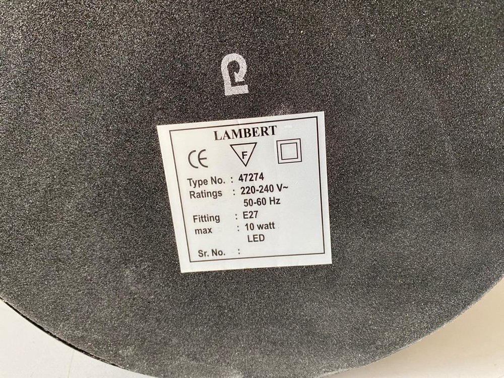 Mushroom and Conic Design Table Lamp from Lambert, Germany, 1990s for ...