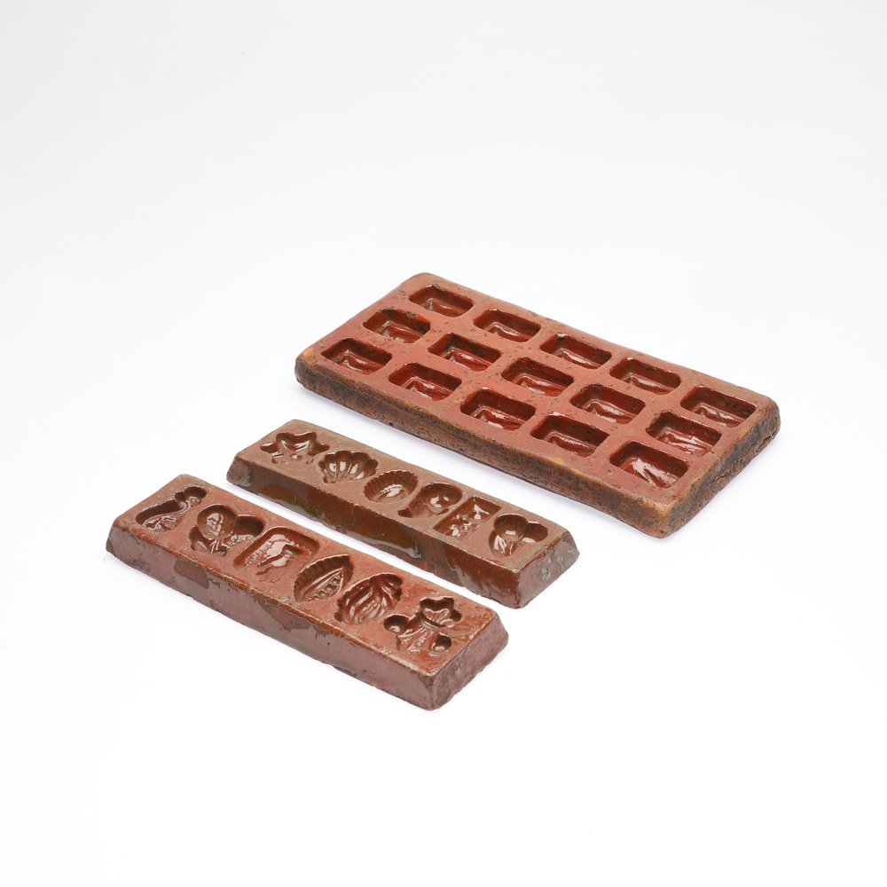 Ceramic Chocolate Forms, 1850s, Set of 5 for sale at Pamono