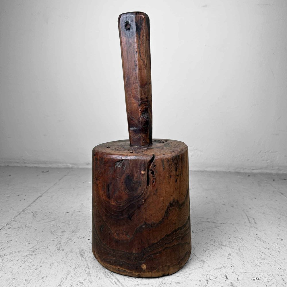 Meiji Wooden Straw Hammer, Japan, 1890s for sale at Pamono