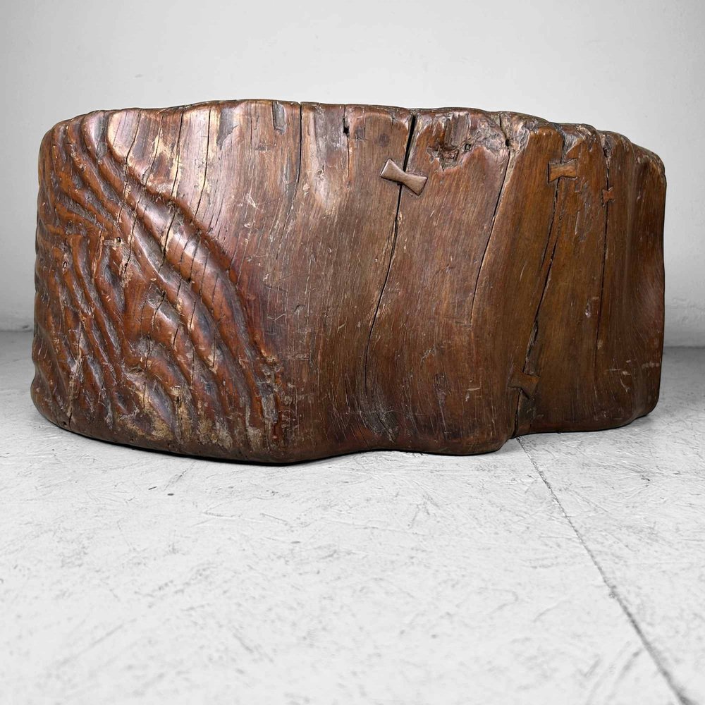 Meiji Tree Trunk Hibachi, Japan, 1890s for sale at Pamono