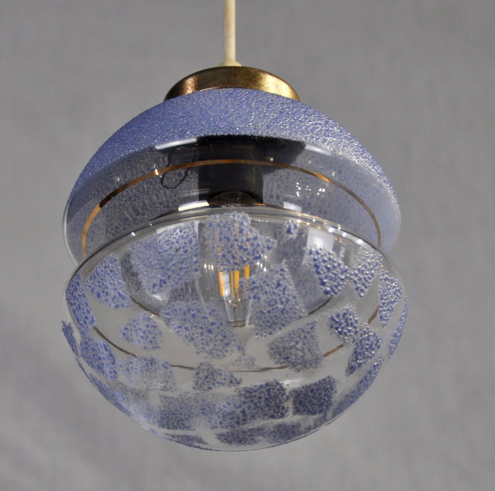 Blue Diabolo Ceiling Lamp, 1970s for sale at Pamono