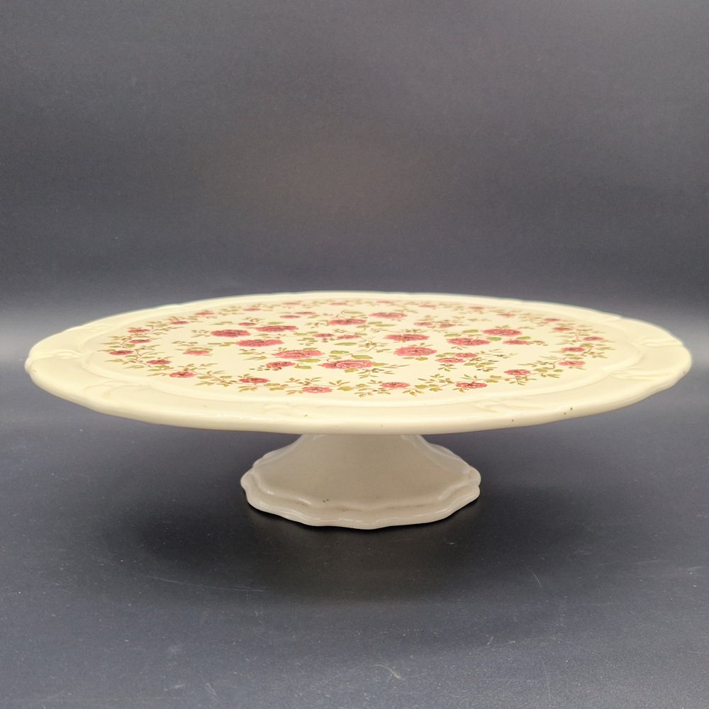Ceramic Ceramic Cake Plate with Stand, 1920s for sale at Pamono