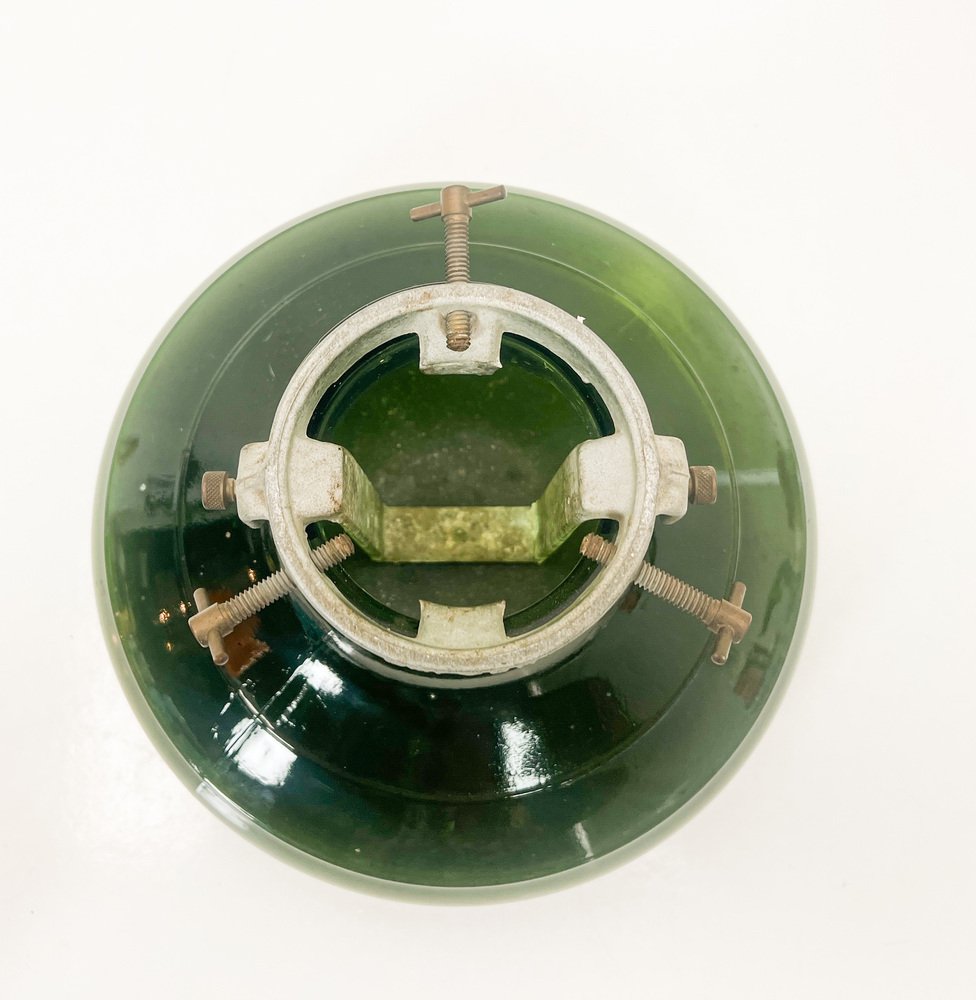Green Glass Christmas Tree Stand from Bulach of Switzerland, 1930s for ...