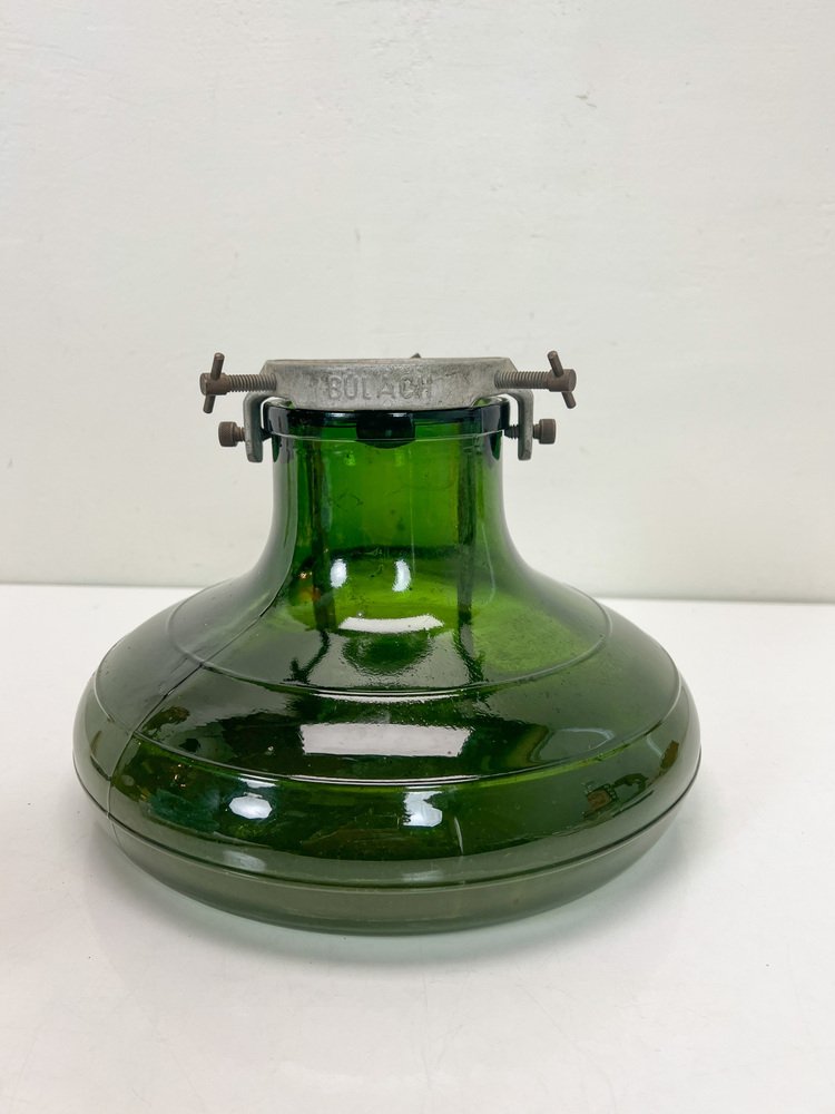 Green Glass Christmas Tree Stand from Bulach of Switzerland, 1930s for ...