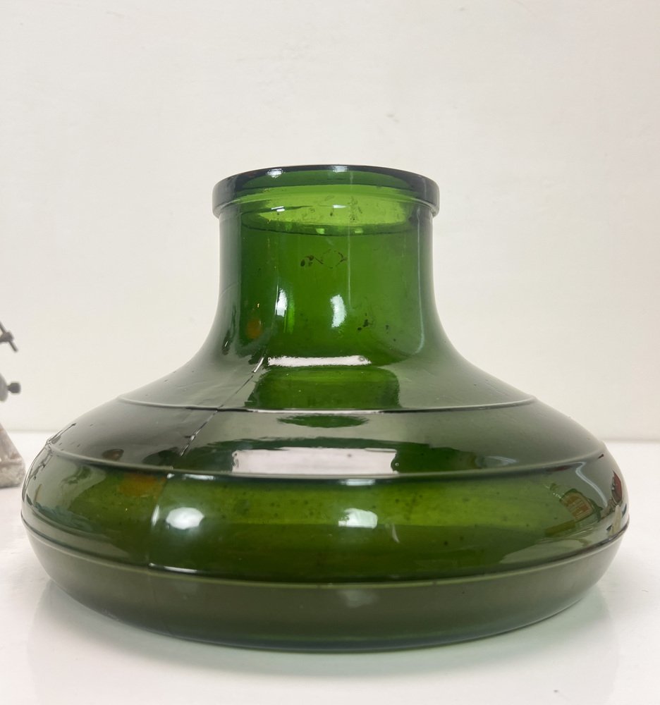 Green Glass Christmas Tree Stand from Bulach of Switzerland, 1930s for ...