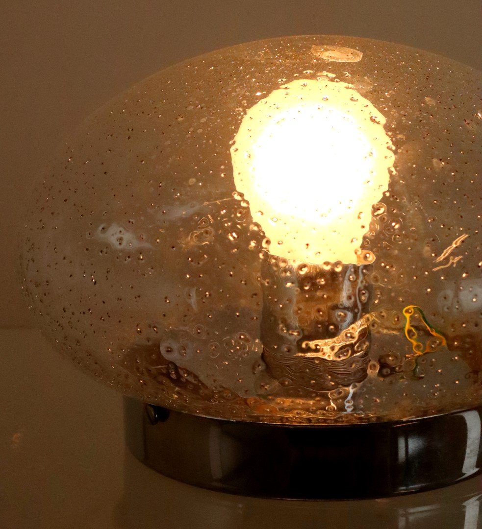 Mid-Century Glass Kosmo Ceiling Lamp for sale at Pamono