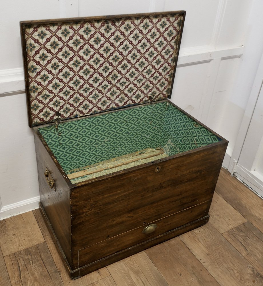 Victorian Pine Mule Chest for sale at Pamono