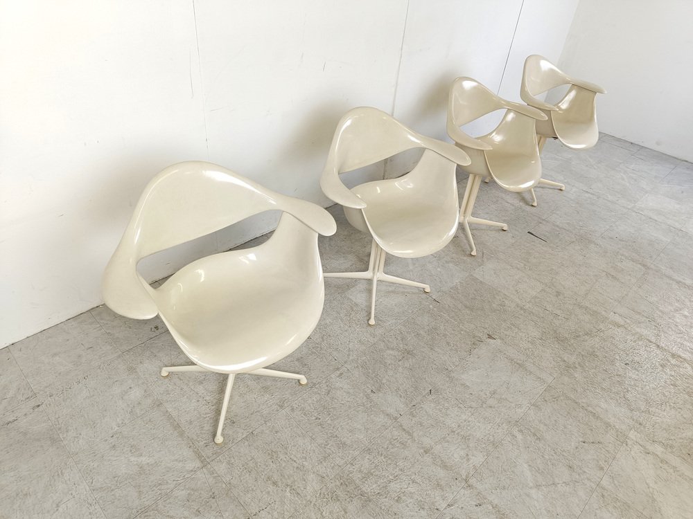 Space Age Daf Chairs by George Nelson for Herman Miller, 1960s, Set of ...