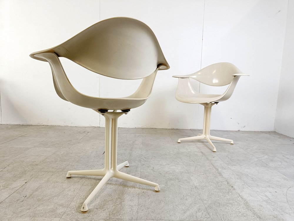 Space Age Daf Chairs by George Nelson for Herman Miller, 1960s, Set of ...