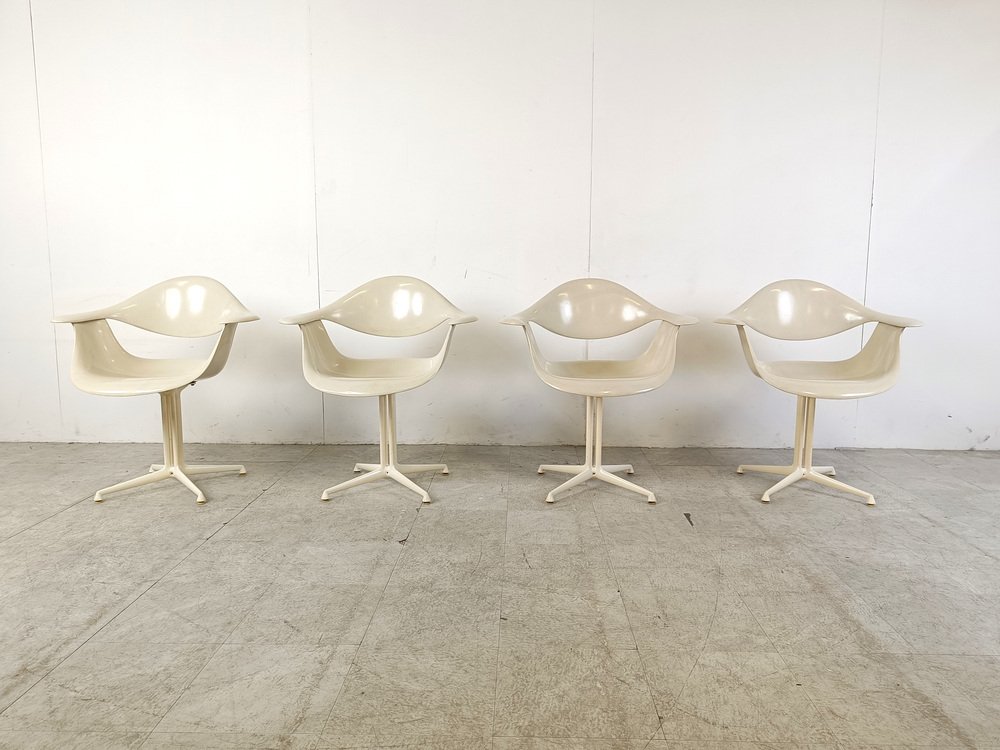 Space Age Daf Chairs by George Nelson for Herman Miller, 1960s, Set of ...