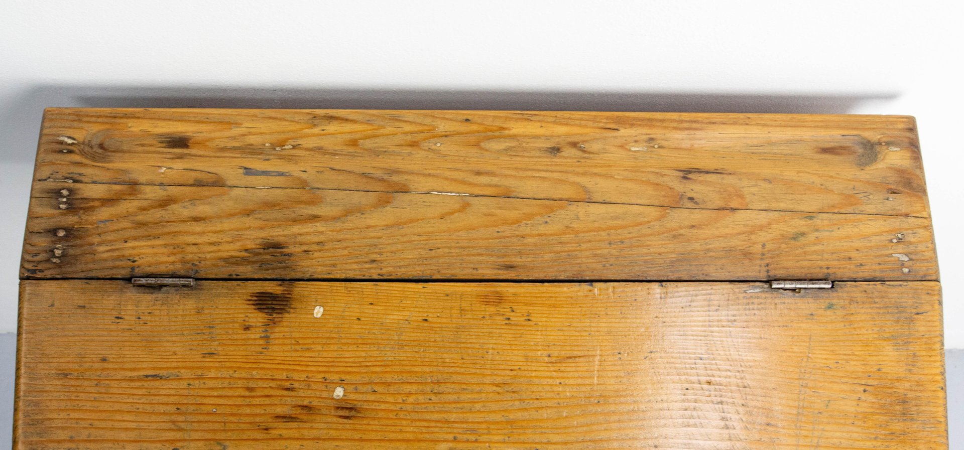 Early 20th Century Student Pine Writing Table with Slant Top, France ...