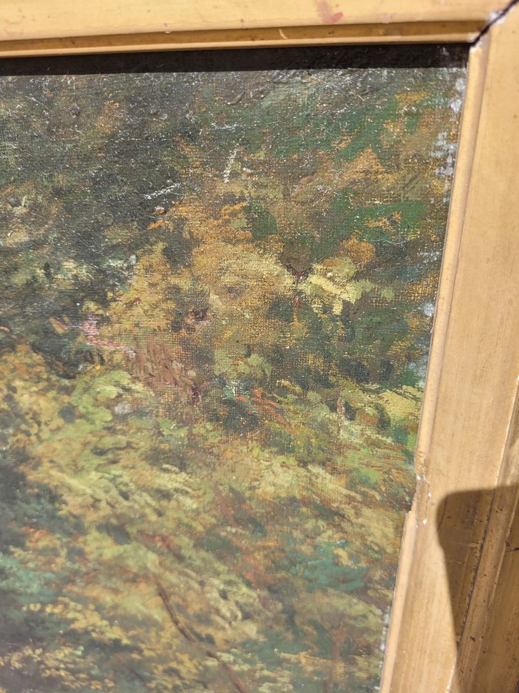 Barbizon School Artist, Undergrowth Landscape, 19th Century, Oil on ...