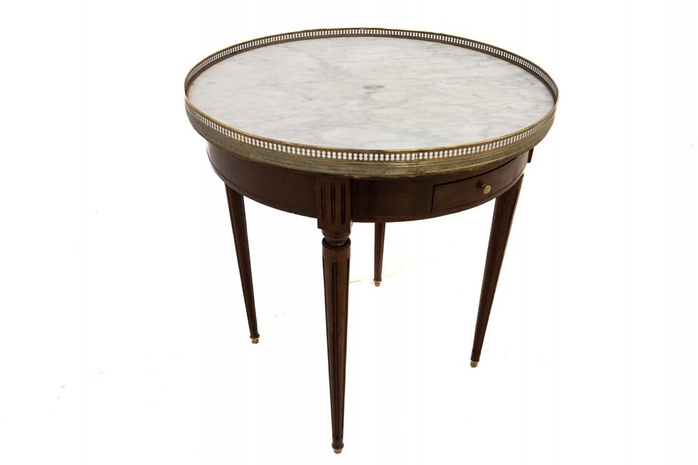 French Round Card Table for sale at Pamono