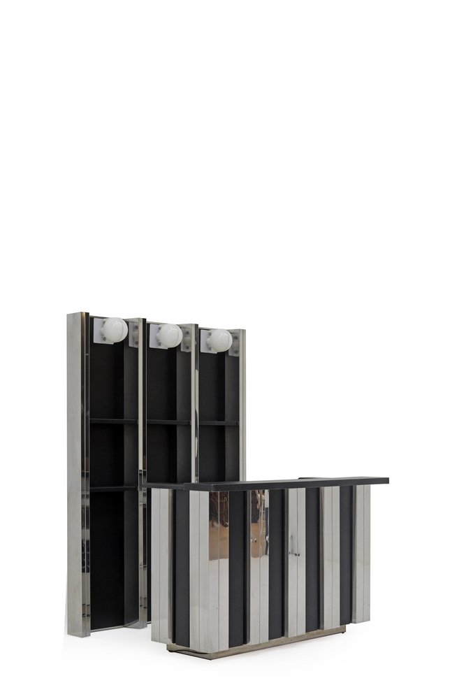 Vintage Cocktail Bar, 1970s, Set of 2 for sale at Pamono