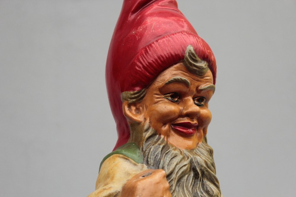 Large Antique Garden Gnome from Heissner, 1930 for sale at Pamono
