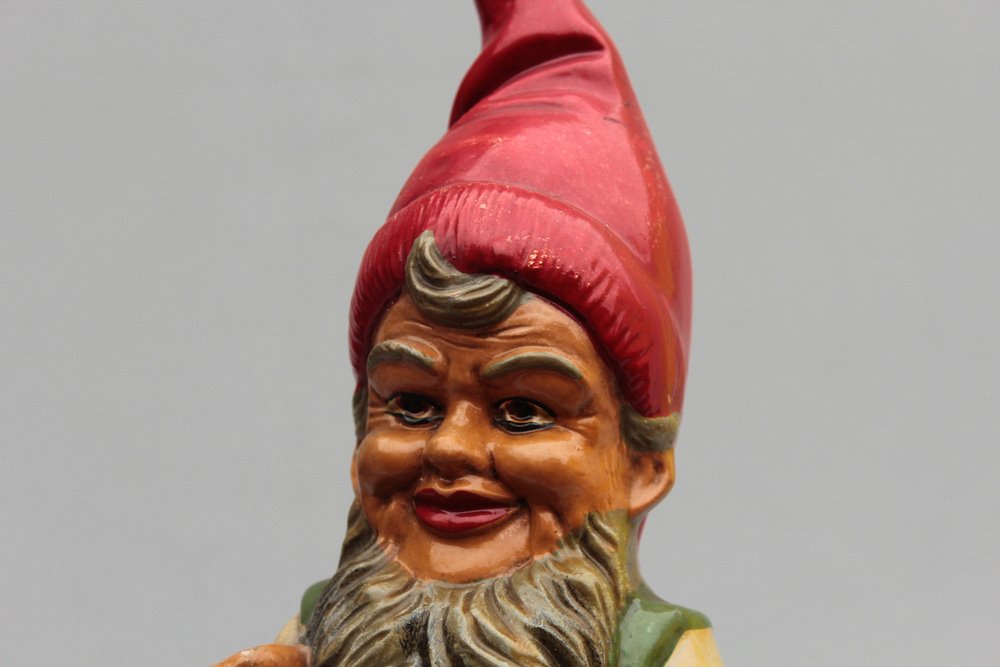 Large Antique Garden Gnome from Heissner, 1930 for sale at Pamono
