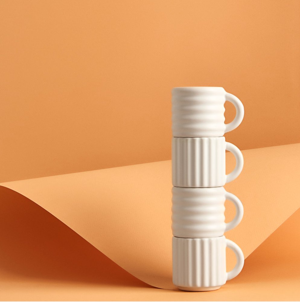 Ripple Espressotassen von Form&Seek, 2er Set bei Pamono kaufen