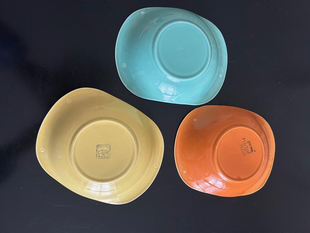 Salt Cups, 1950s, Set of 3 for sale at Pamono