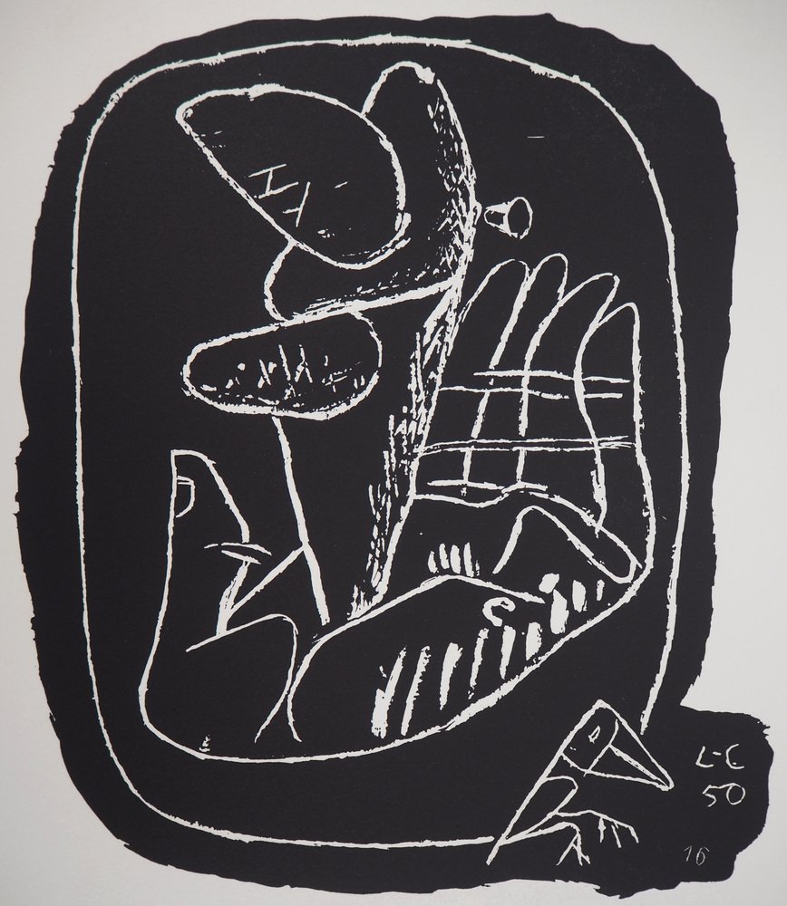 Le Corbusier, Hand and Esotericism, 1964, Signierte ...