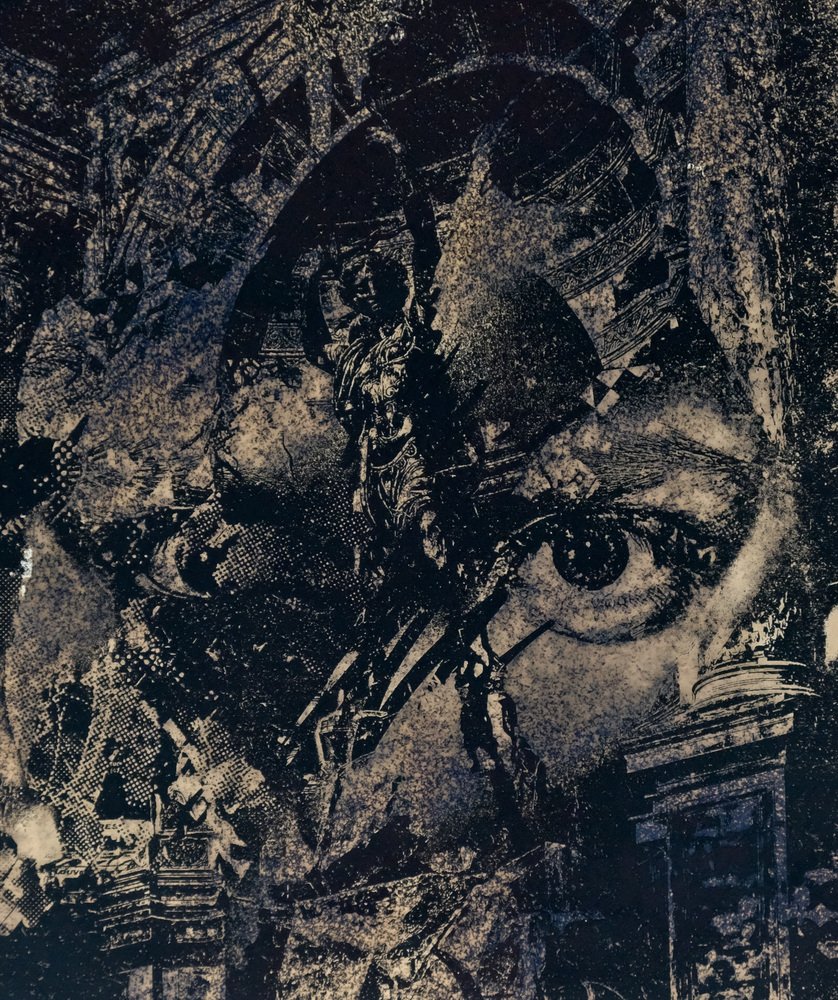 Vhils, Relic, Signed Screen Print for sale at Pamono